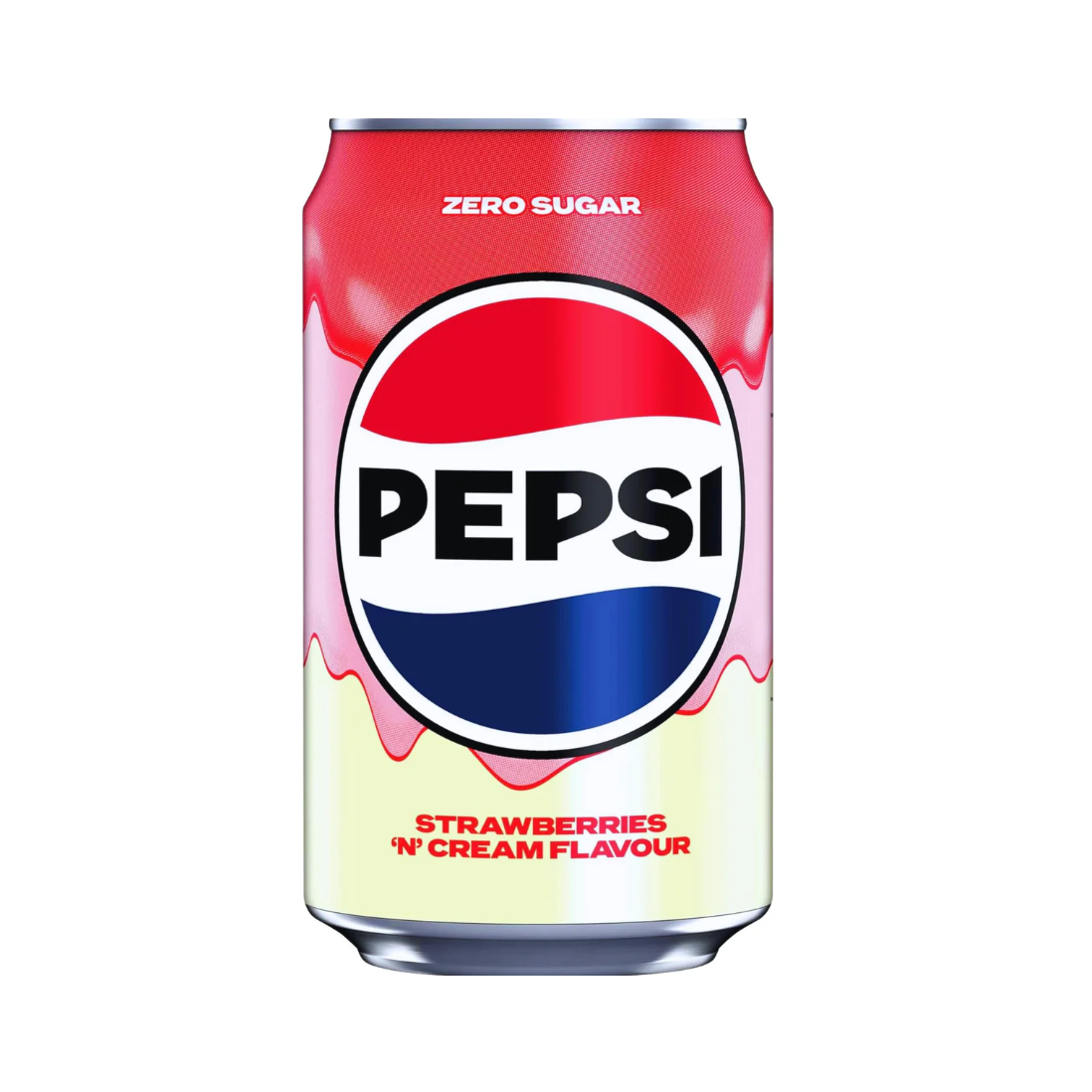 Pepsi Strawberry & Cream Zero Sugar 330ml | Pepsi | Fri frakt over 500,-