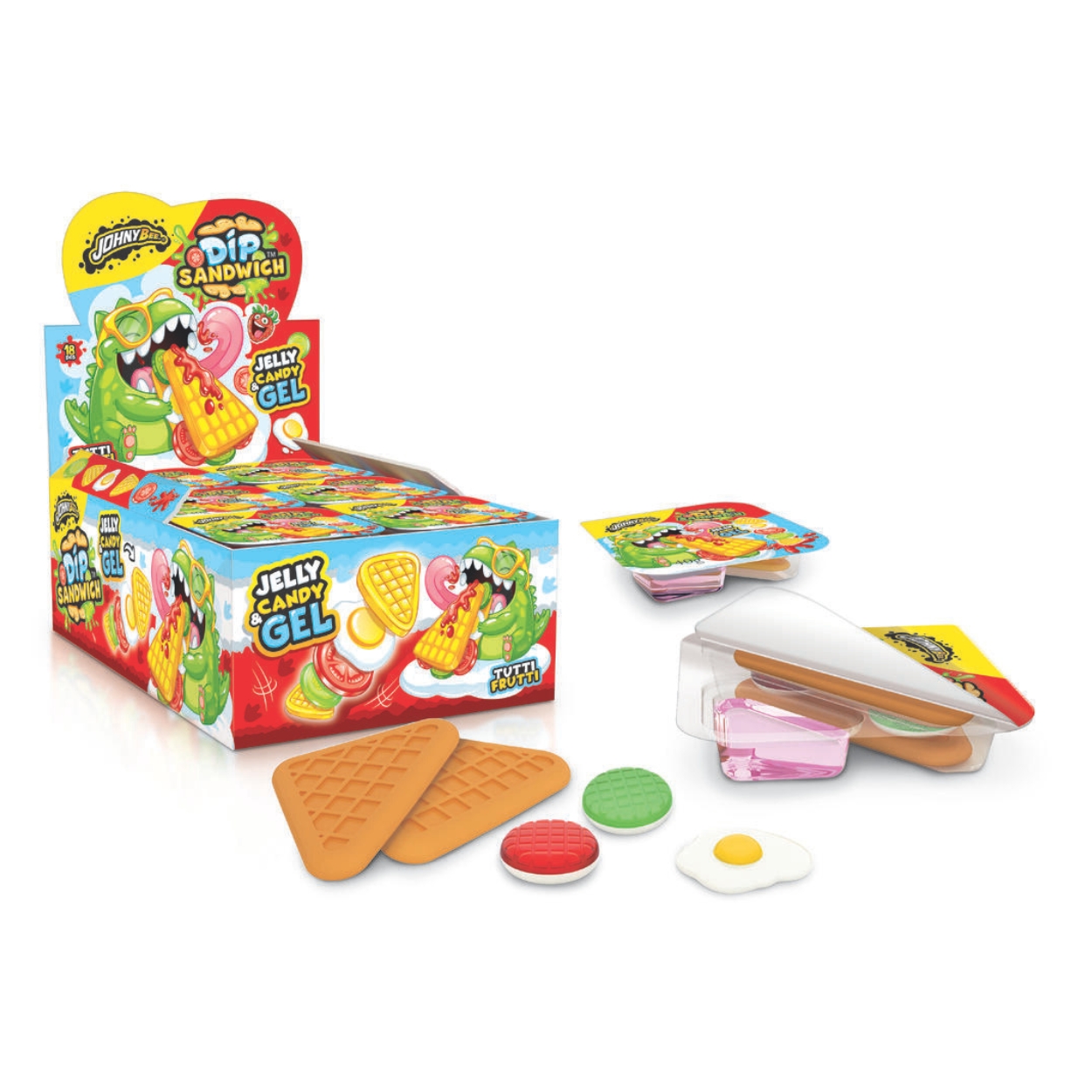 Dip Sandwich Jelly Candy Gel 40g | Mada Sweet | Fri frakt over 500,-